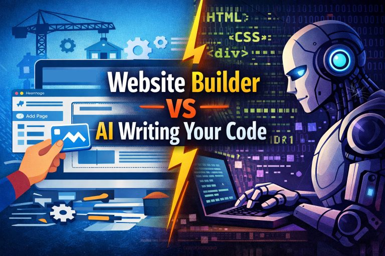 Website Builder vs AI Writing Your Code | UltimateWB Blog | Web Design ...